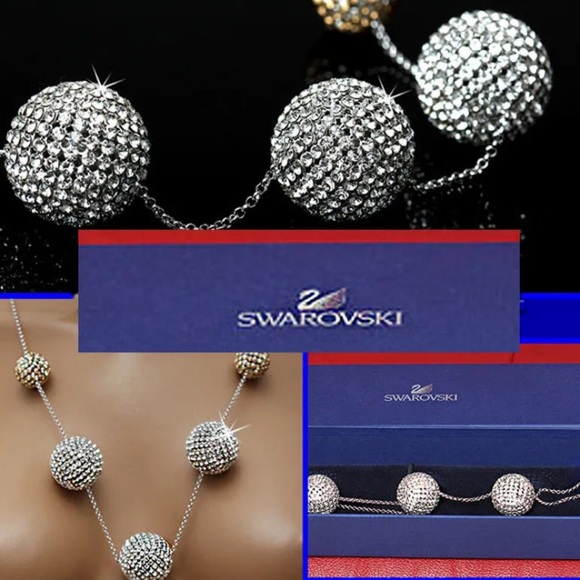 Swarovski | Jewelry | Swarovski Ladies Pinup Crystal Necklace | Poshmark